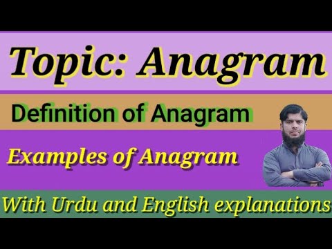 Definition of anagram Anagram anagrams words