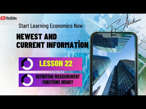 Definition measurement functions money