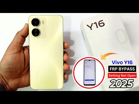 Vivo Y16 (V2204) Frp Bypass Android 12 Without Pc - Setting Not Opening - 2025 New Method 100% Done
