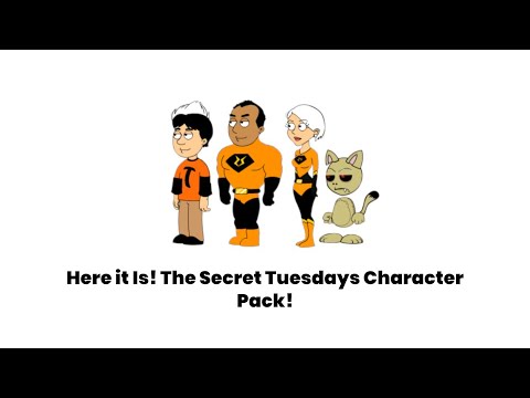 The Secret Tuesdays Character Pack (For AGatoMedia Entertainment Inc.)