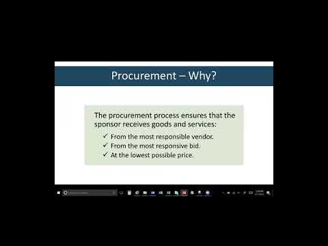 What's This Procurement Thing for SFSP Sponsors
