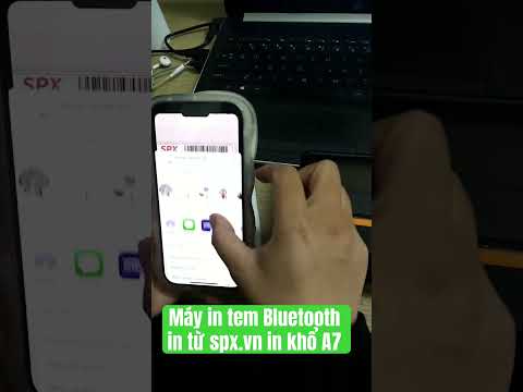 Máy in tem Bluetooth spx.vn - máy in đơn shopee express ngoài sàn qua điện thoại HM-A300E