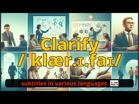 Clarify meaning with 5 examples