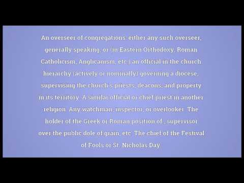 Bishop Meaning