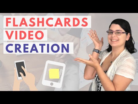 Creating a Flash Cards Video | Study Aid for Students