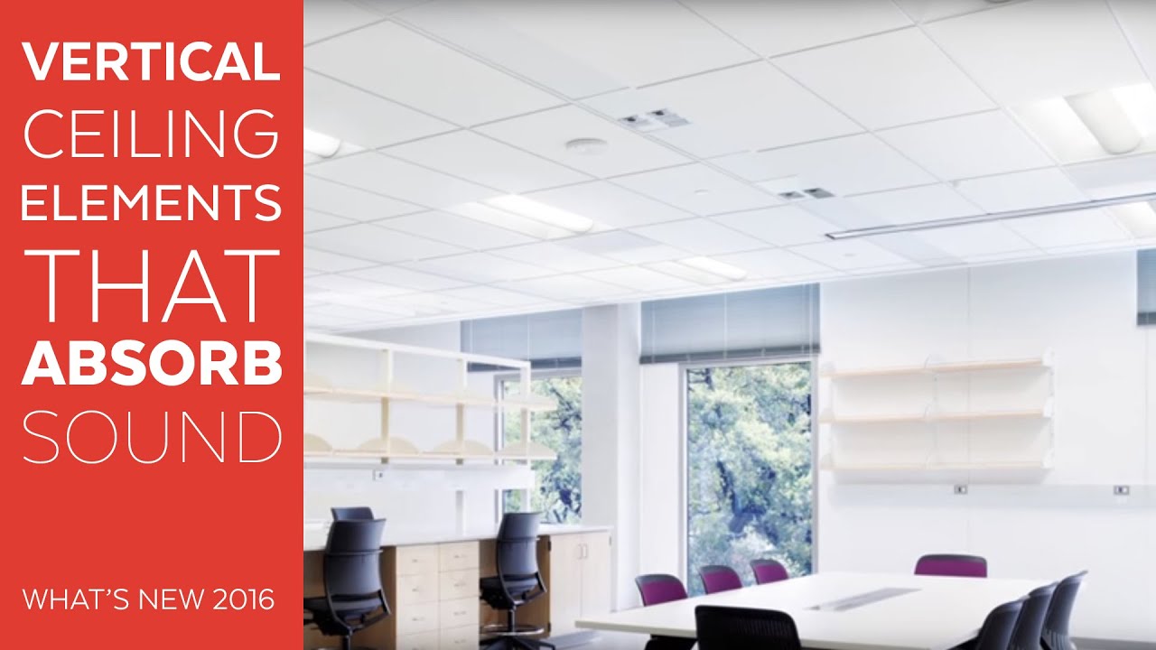 Vertical Ceiling Elements Absorb Sound | Armstrong Ceiling Solutions