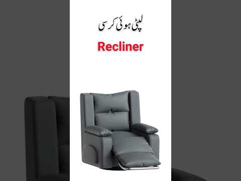 5 Shorts All Chairs Names in English and Urdu