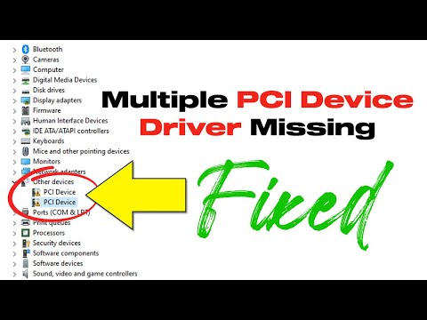 Fix Multiple PCI Device Driver Missing In Windows 11/ 10/ 8/ 7