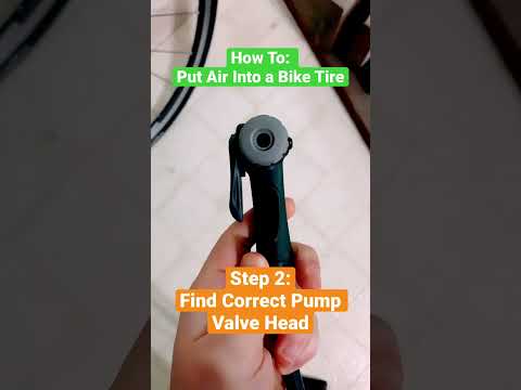 HOW TO: Put Air Into a Bicycle Tire (Presta)