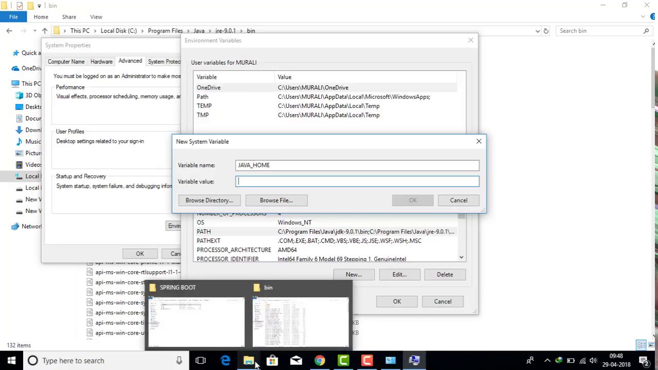 HOW TO SET JAVA_HOME PATH VARIABLE IN WINDOWS 7/8/10 2018
