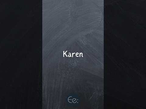 Karen ???????? What Does It Mean? by English explained #karen #slang #word #meaning #explained #words