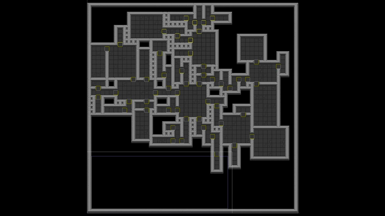 Procedurally Generating a Dungeon of Random Rooms and Corridors