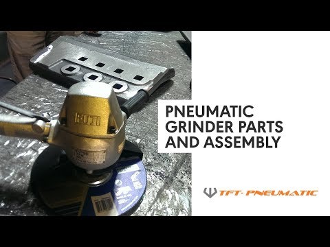 How does an air tool motor work? Pneumatic Grinder Parts and Assembly
