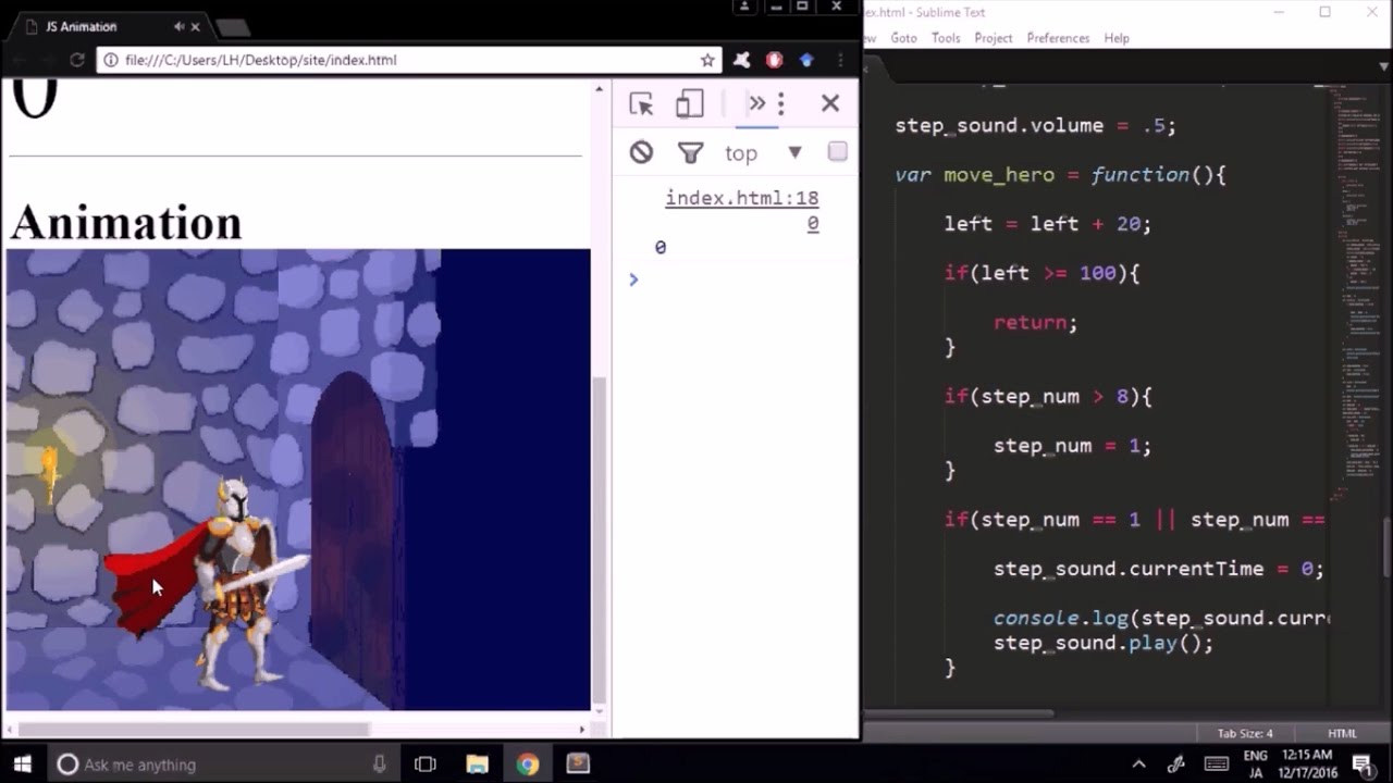 LearnHow: Create simple animation with JavaScript