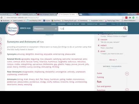 Synonyms and Antonyms online help you practice Shades of Meaning