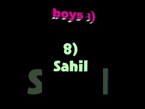 Top 10 very common Indian boy's name🌟🇮🇳| Is your name here? #shorts