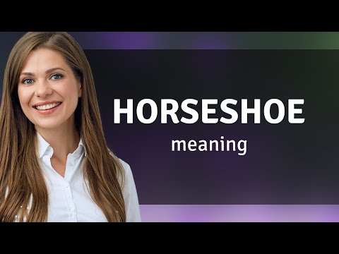 Horseshoe • what is HORSESHOE meaning
