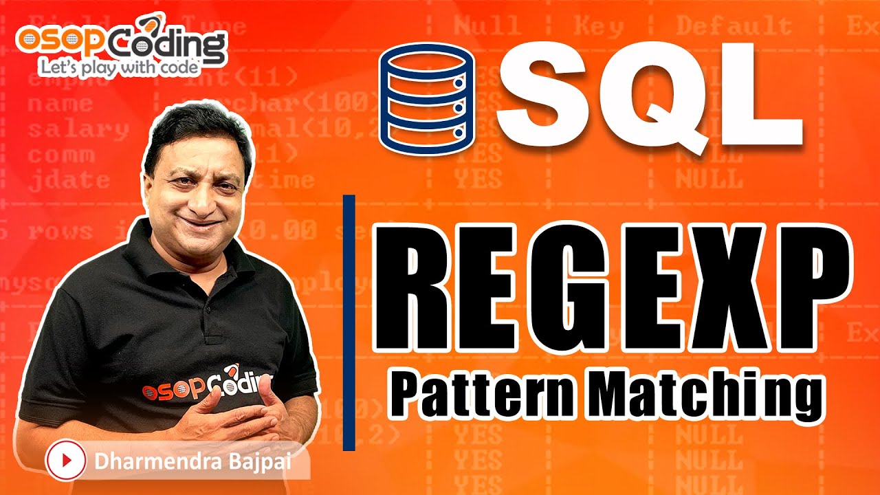 REGEXP in MySQL | Pattern Matching | Like Command | SQL for Beginners | #SQL #Lec24