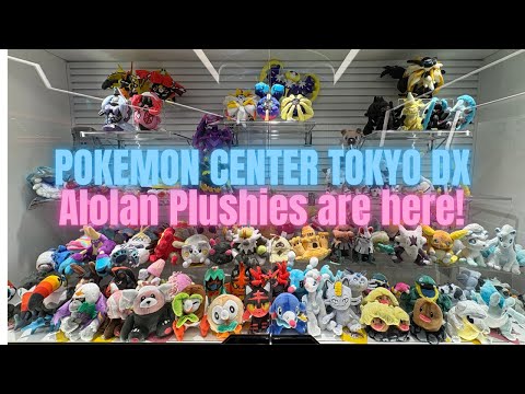 MAY 2025 BEST POKEMON Center in Tokyo Super Tour!  Alolan Plushies Galore!  [4K]