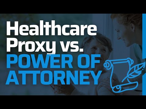 Compare Power of Attorney TYPES...What does a Health Proxy do...