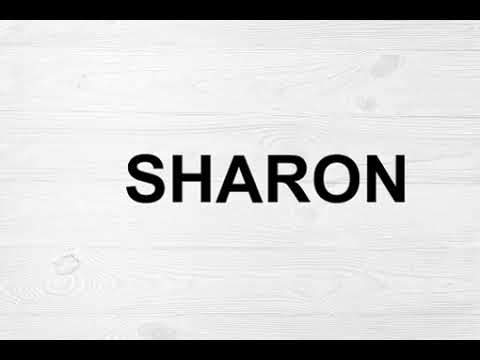 How To Pronounce Sharon