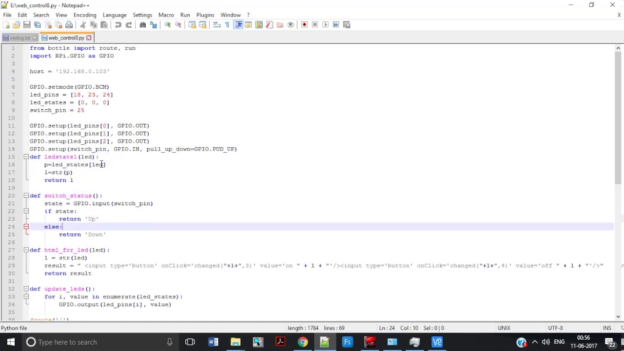 home automation on raspberry pi  +code (github link)