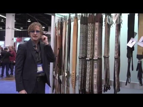 NAMM 2016 - Levy's Leathers Diego Series Guitar Straps