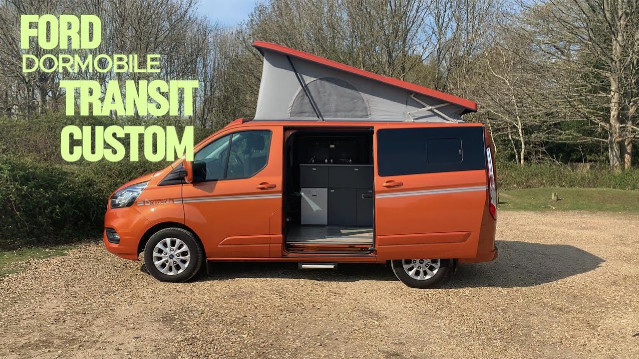 Dormobile Orange Ford Transit Custom Campervan Conversion