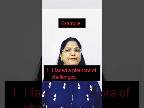 Plethora । Meaning and sentences #vocabulary #daily #dailyenglish #meaning #shorts #short