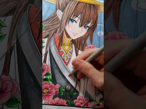 Anime Girl Coloring #wip
