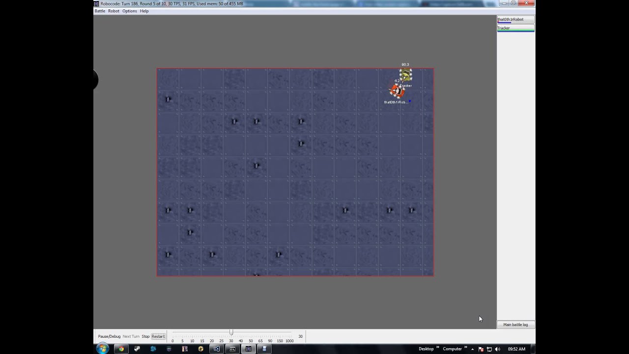 robocode - that0th1rRobot vs Tracker
