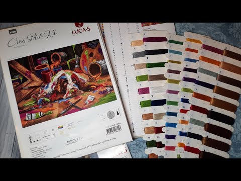 Новинка от Luca-S B 2415 Puppy Picasso, обзор набора 🤗