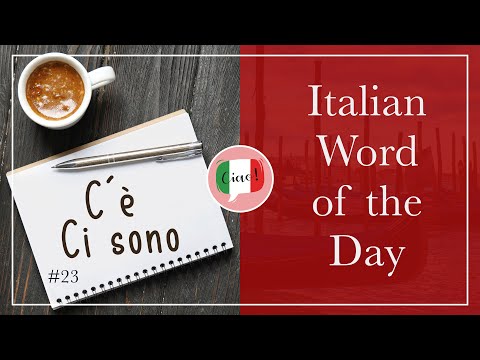 How to Say "There is / There are" in Italian - Italian Word of the Day