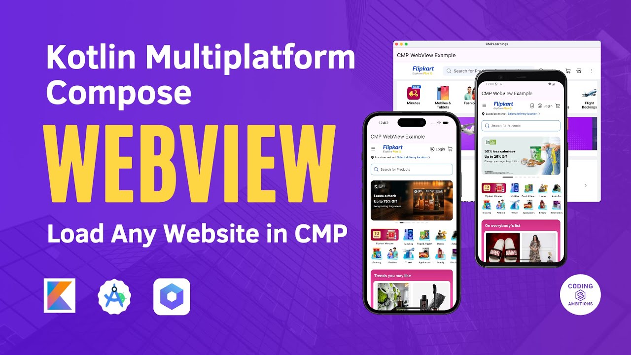 How to Create Webview App in Compose Multiplatform | Kotlin Multiplatform Webview 
