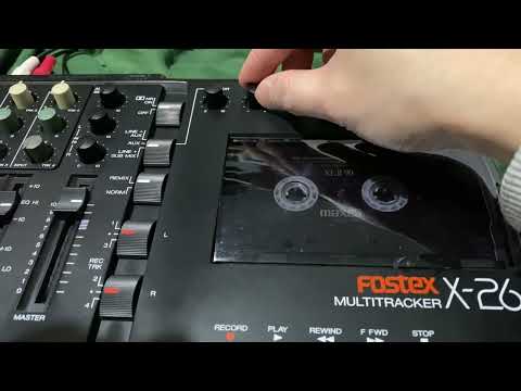FOSTEX X-26 vintage analog 4 track multitrack cassette | Reverb UK