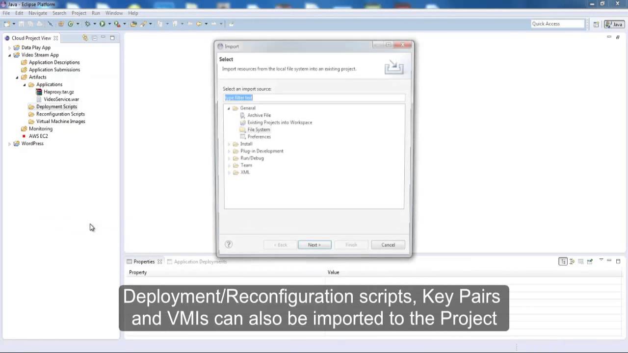 c-Eclipse: A Cloud Application Management Framework for Eclipse