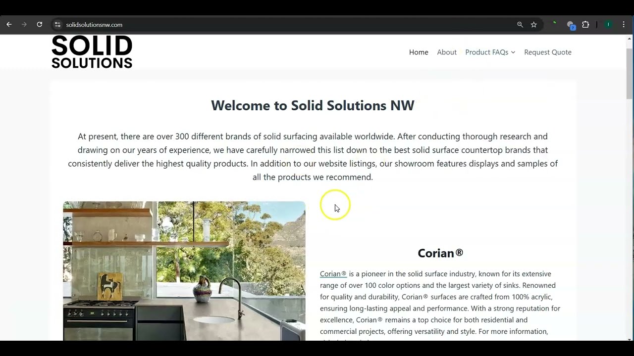 Website Analysis Video for Solid Solutions