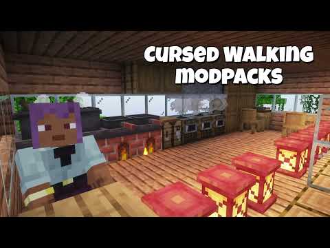Minecraft Cursed Walking - A Modern Zombie Apocalypse - Feat. @KenPasit.N