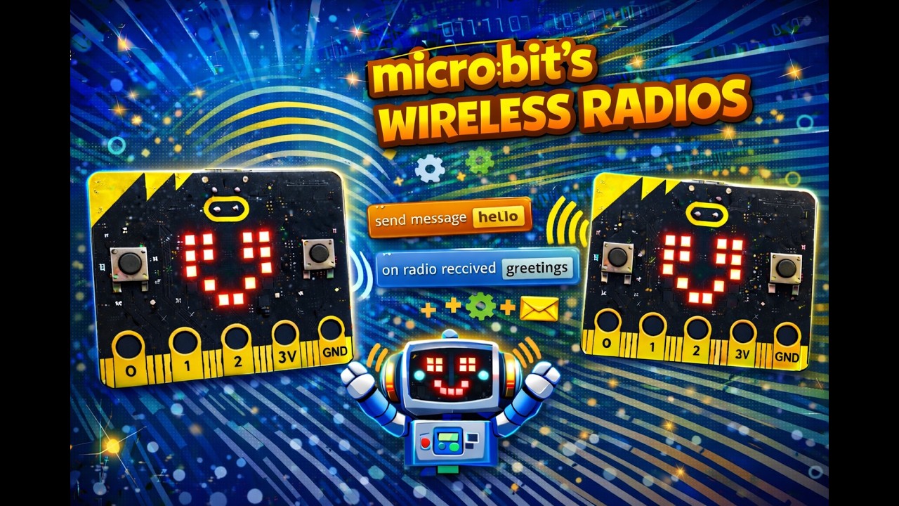Connect Two micro:bits Wirelessly | Radio Messaging in MakeCode