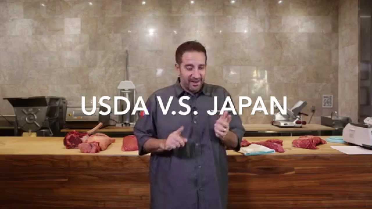 Chef Sam Marvin explains: USDA vs JAPAN GRADING for beef