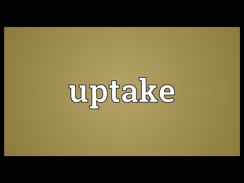 Uptake Meaning