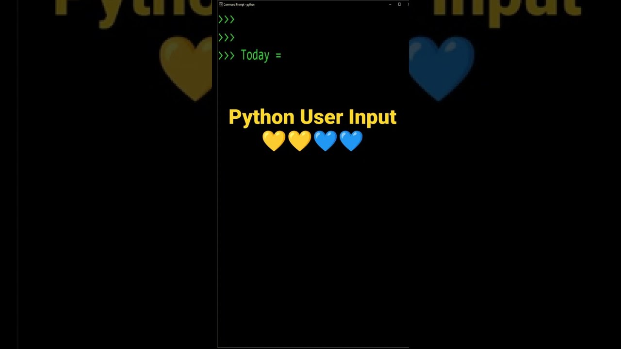 User Input - Python Quick Tips  #programming #python #coding #computerscience #pythonshorts