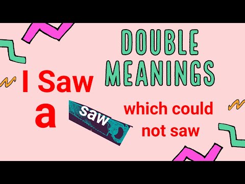 I saw a saw which could not saw | saw meaning in urdu | saw meaning in hindi