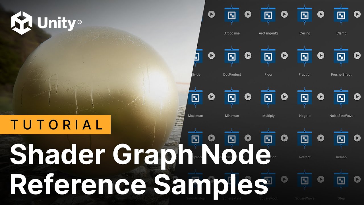 Shader Graph: Learn to use nodes with Node Reference Samples | Tutorial