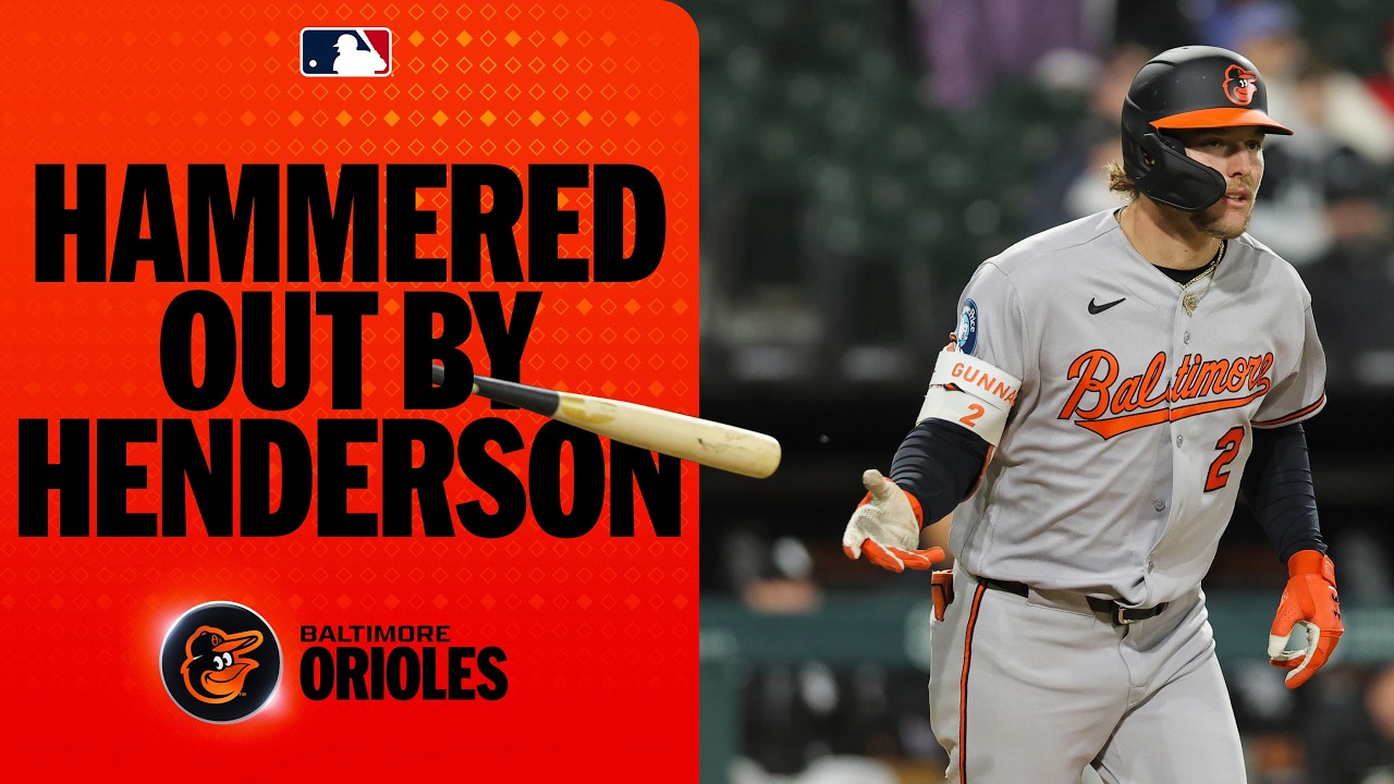 This Gunnar Henderson home run was fired out of a CANNON! 🔥 (His 3rd of the year!) | MLB Highlights