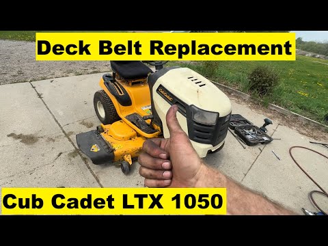Deck Belt Replacement Cub Cadet LTX 1050 Riding Lawnmower