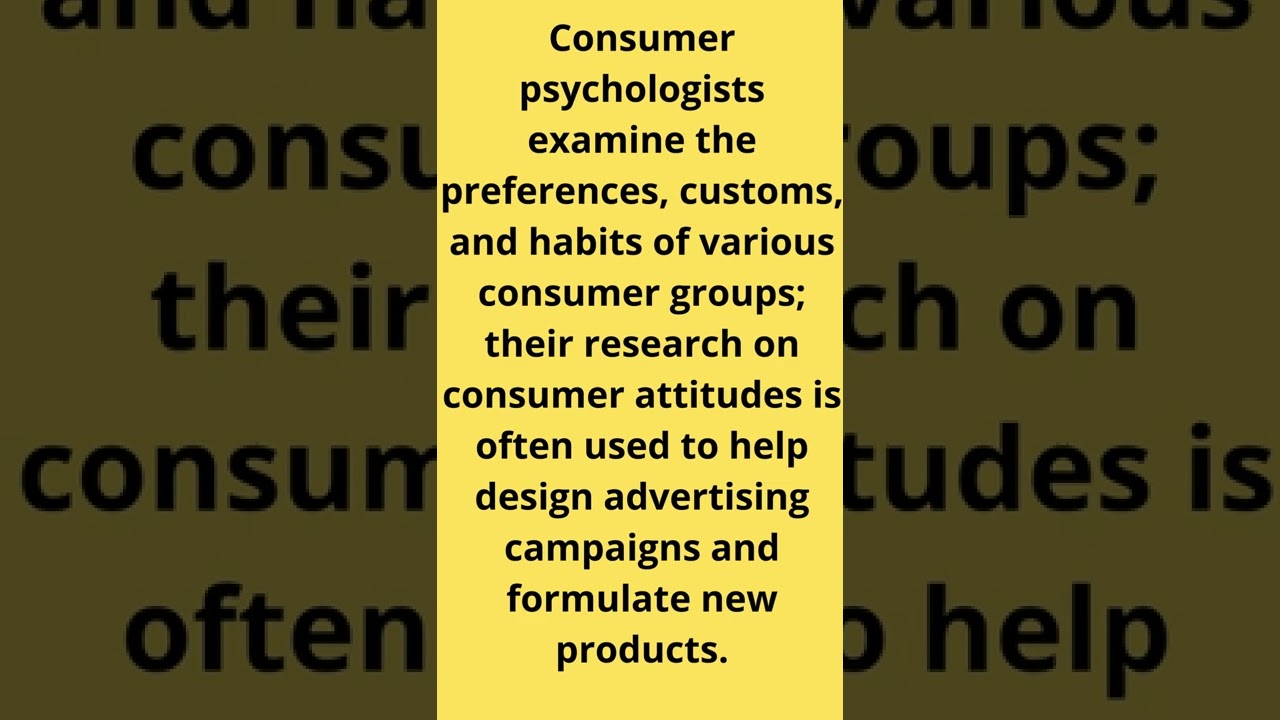 What is consumer psychology