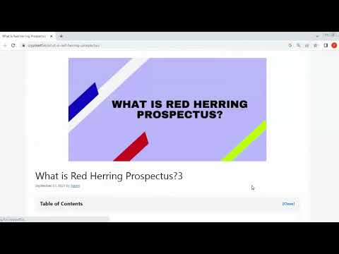 IPO Basics: What is Red Herring Prospectus?3