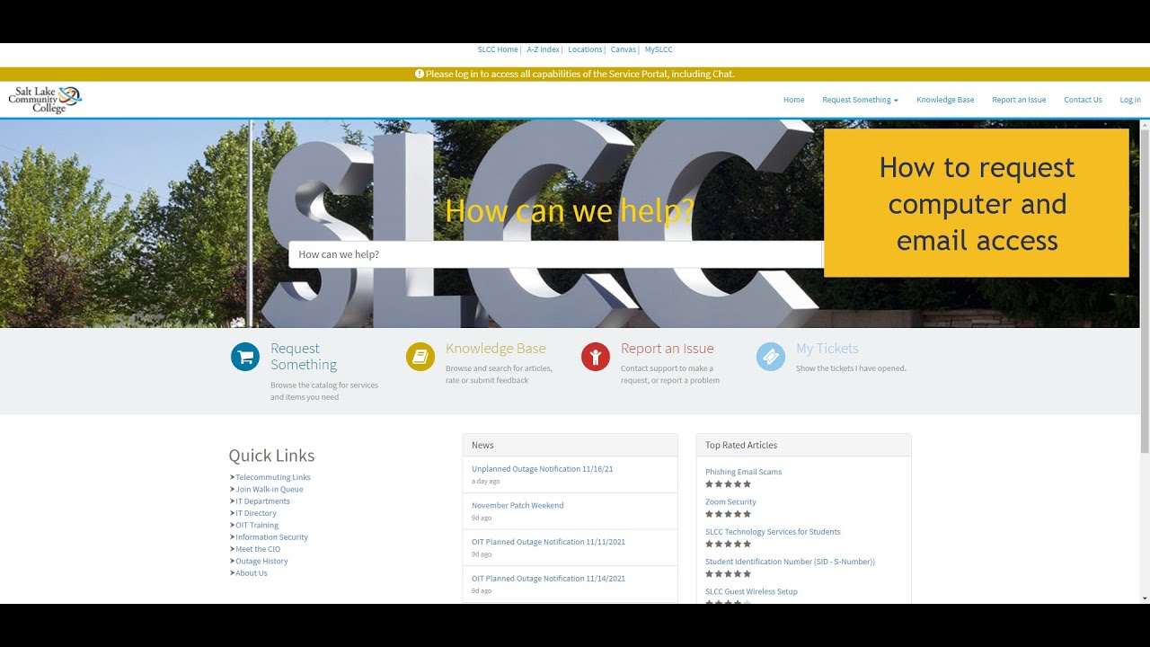 How to fill out the computer and email access request form - SLCC