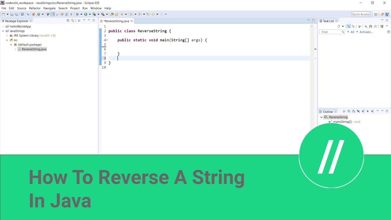 How To Reverse A String In Java
